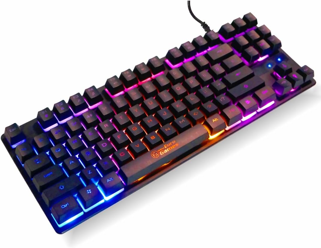 Amazon.in: Buy Kreo Hive Lite Wired RGB Membrane Gaming Keyboard, Ultra ...