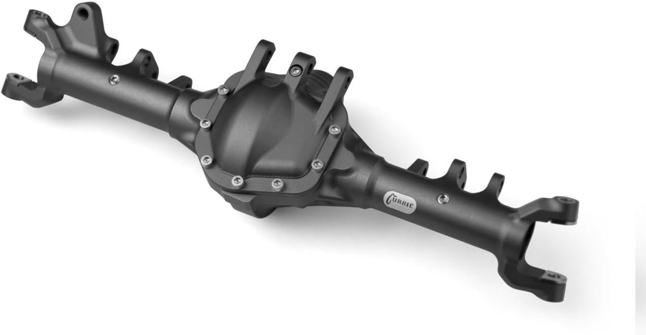 Amazon.com: Currie RockJock SCX10-II Front Axle Grey Anodized : Toys ...