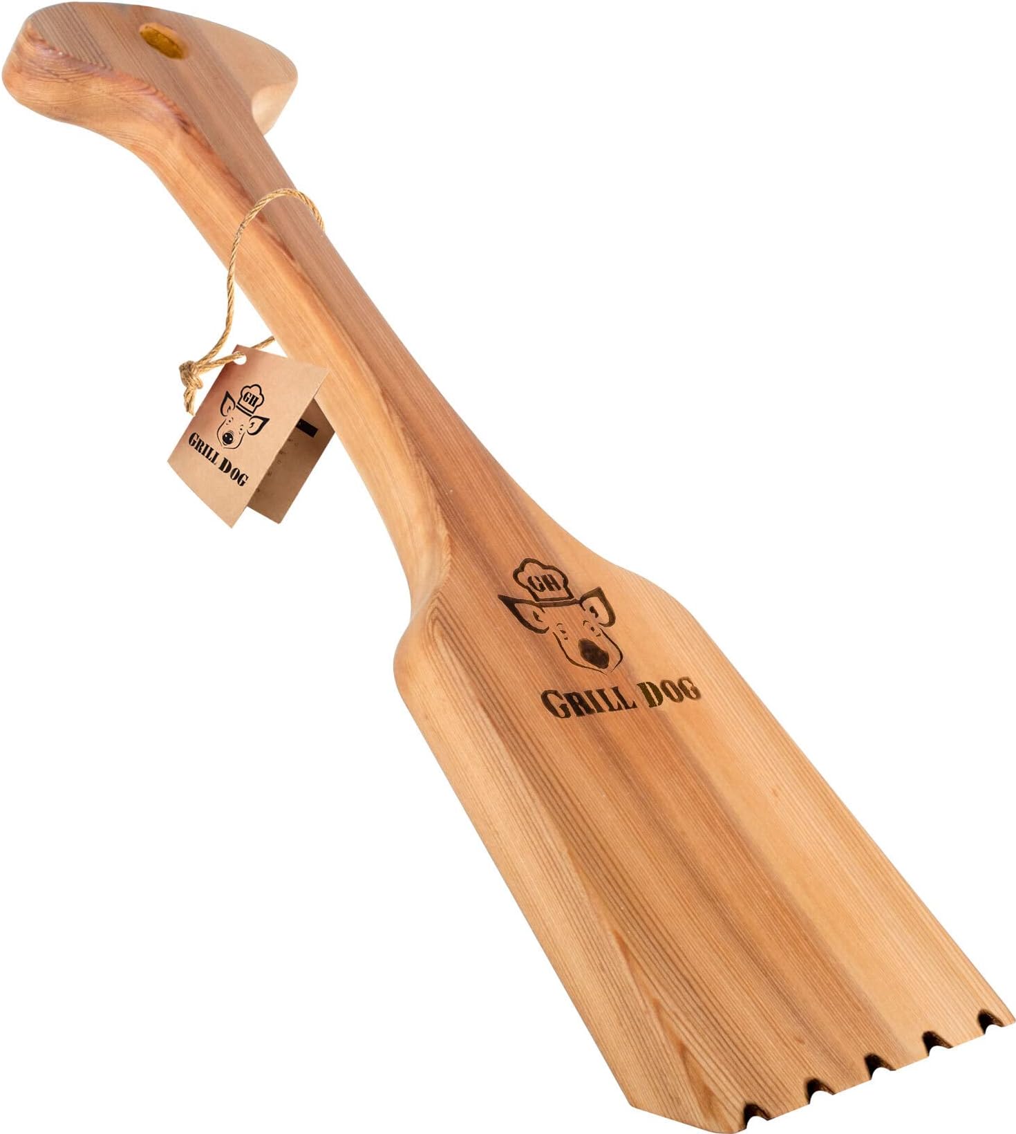 Amazon.com: Mr. BBQ Natural Wood Scraper - Built in Grate Lifter and ...