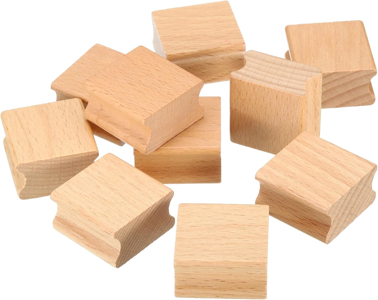 Amazon.com: PATIKIL 35x35mm Blank Wood Rubber Stamp Mounts, 20 Pack ...