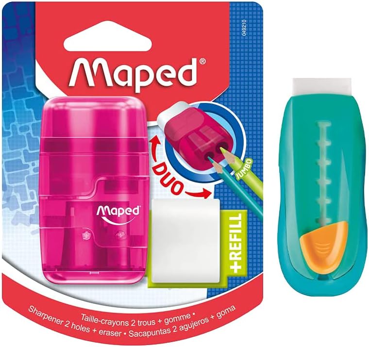 Maped Connect - 2 Holes Basic with Earser Blister & Maped Universal ...
