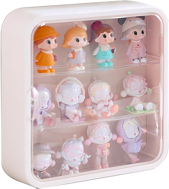 Amazon.com: Clear Display Case for Figures, Acrylic Wall Mounted or ...