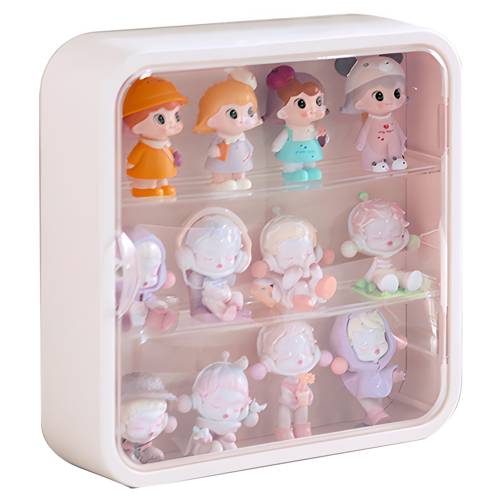 Amazon.com: Clear Display Case for Figures, Acrylic Wall Mounted or ...