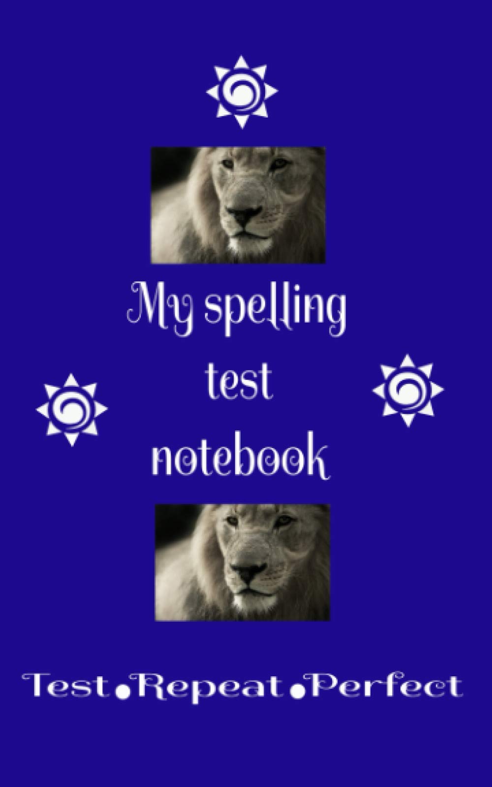 Buy Blue spelling test . Lion and sun. - 50 pages: Keep your spelling ...