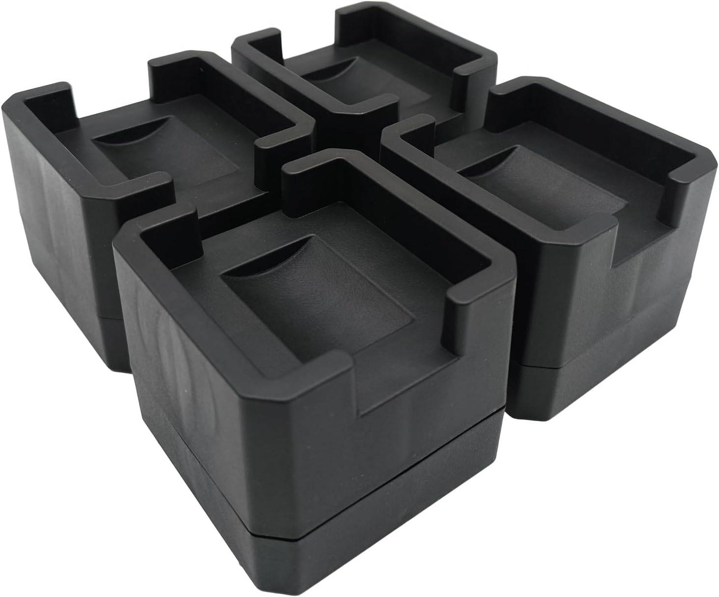Amazon.com: JONHWI 2 inch Bed Risers, Heavy Duty Furniture Raise Blocks ...