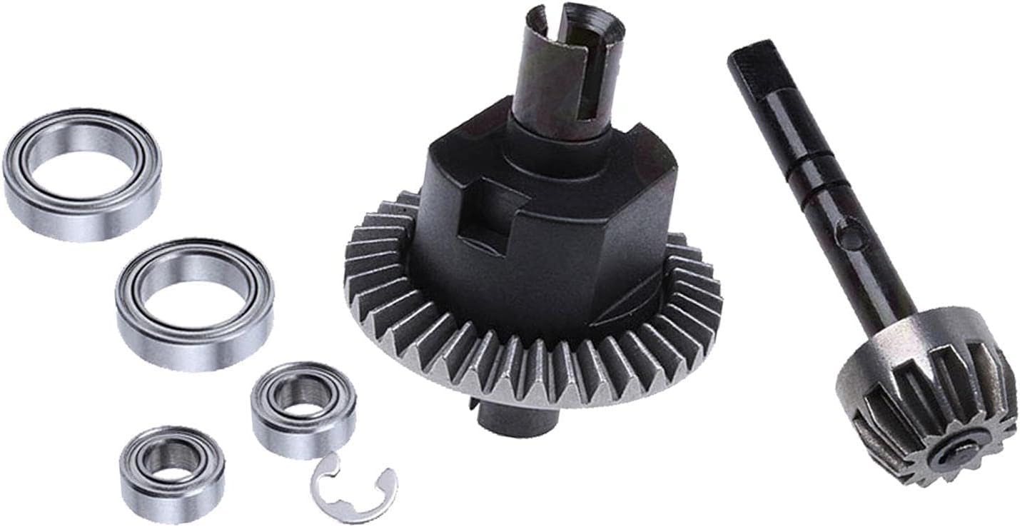 Amazon.com: JunZheHub Metal Diff Gear Kit Set for HSP 94122 94111 94188 ...