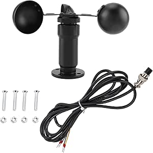 4-20mA Aluminum Alloy Wind Sensor, Pulse Signal Output Wind Speed ...