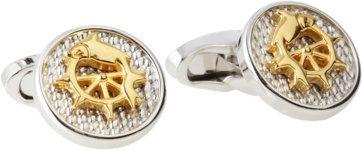 Amazon.com: Faconnable Men's Cufflinks, Green, One Size : Clothing ...