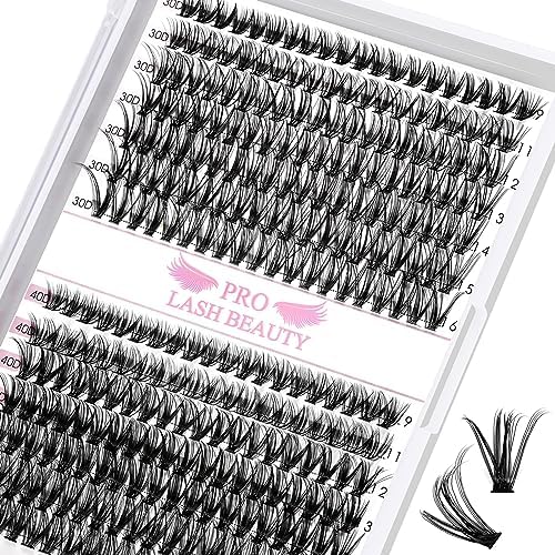 Amazon.com: 280 Pcs Individual Lashes 30D+40D Mixed Lash Clusters 14 ...