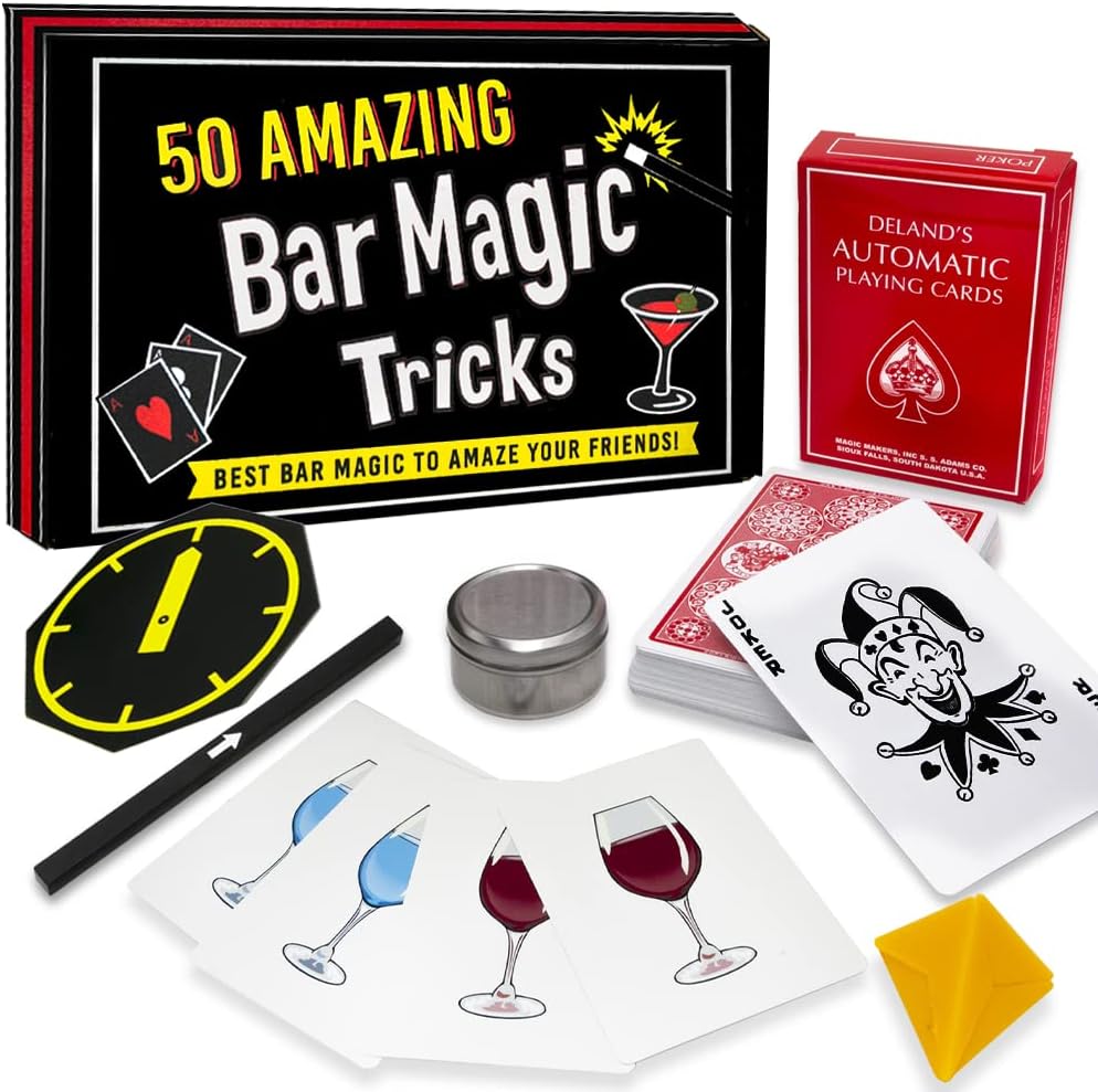 Amazon.com: 50 Amazing Bar Tricks Kit - Amazing Magic Tricks : Toys & Games