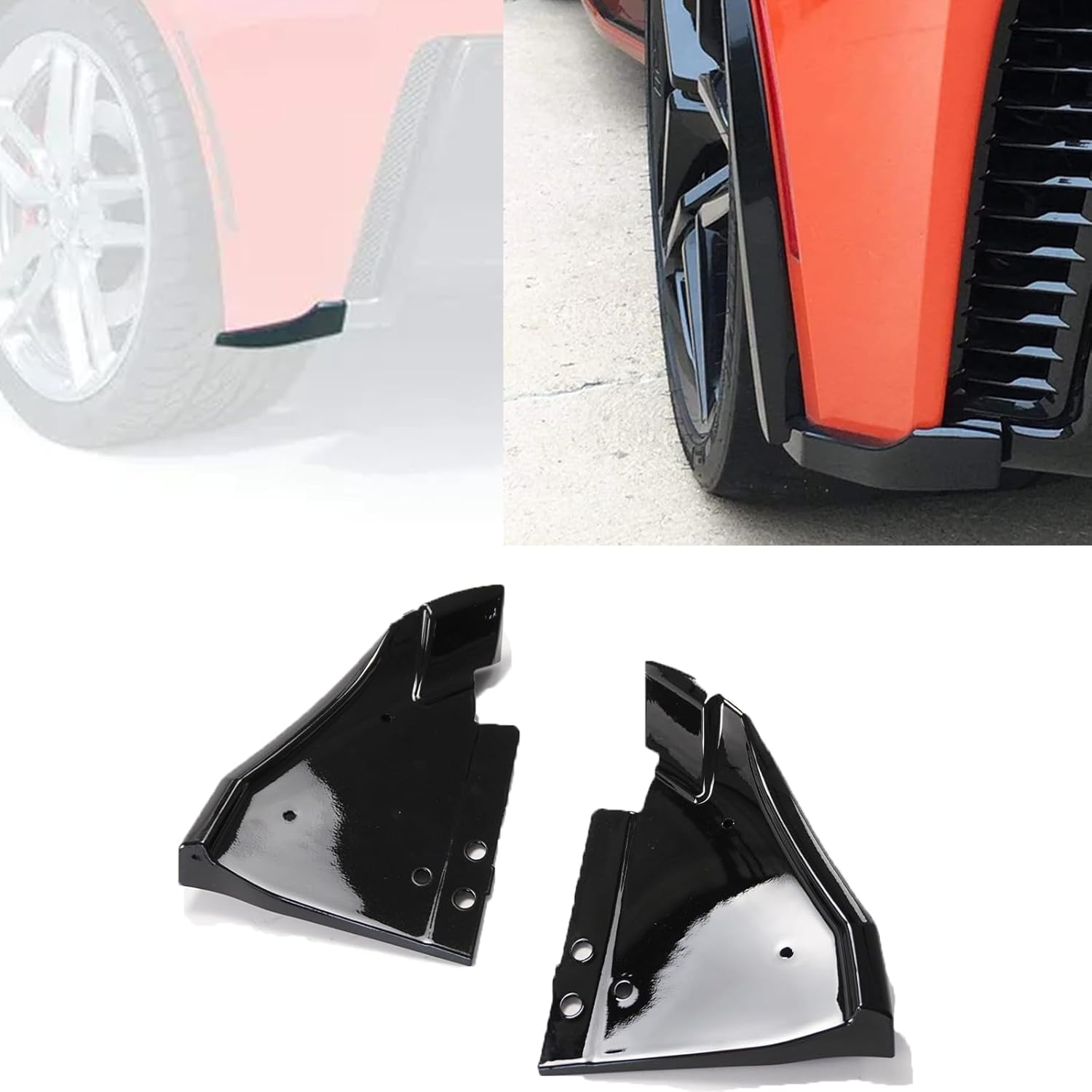 Amazon.com: skkyoro Rear Side Diffusers for Corvette C7 ZR1 Z06 Grand ...