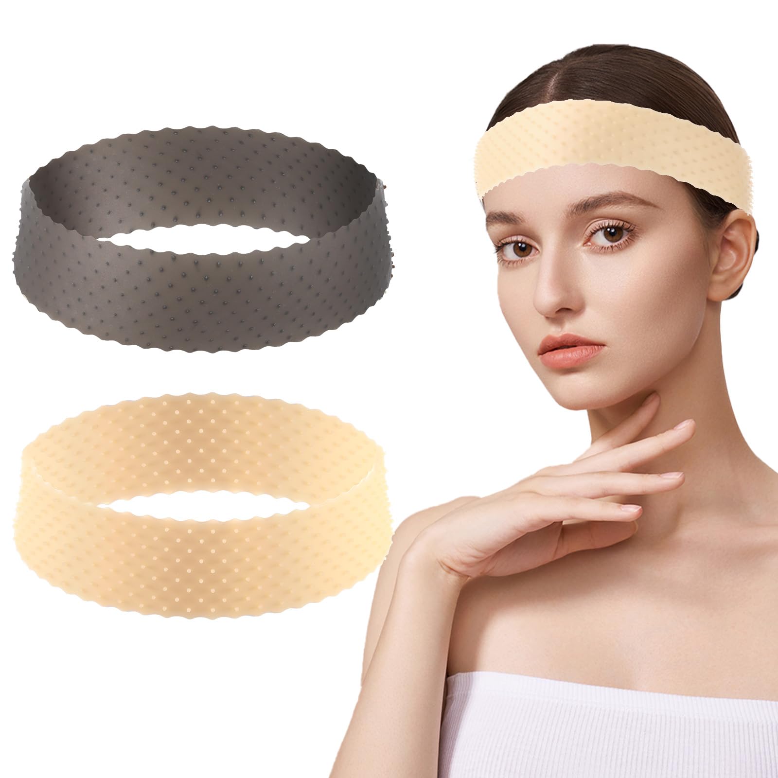 Amazon.com : JIYIN Adjustable Silicone Wig Headband Grip, Elastic Wig ...