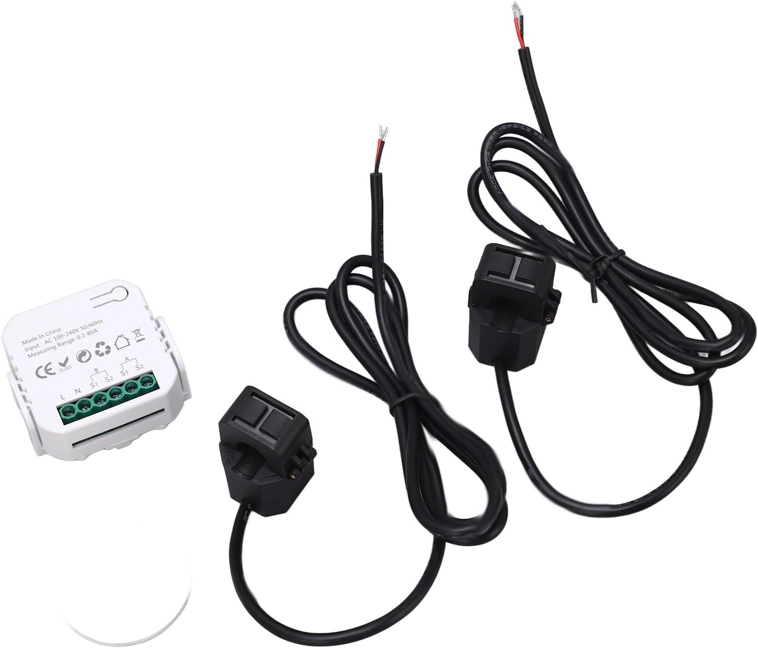 Energy Meter Smart Home Single Phase Clamp Energy Monitor Smart Power ...