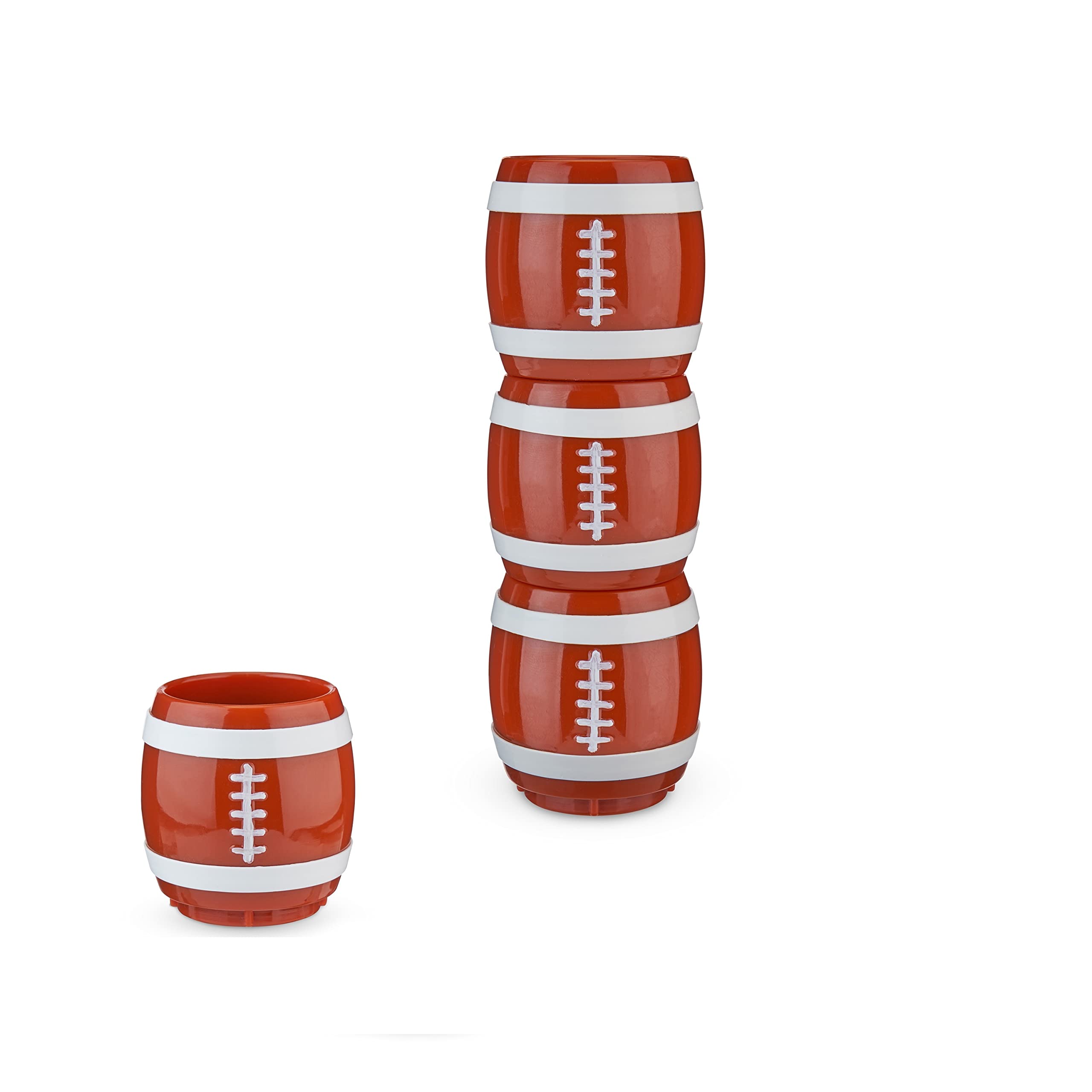 Plastic Football Drinking Glasses