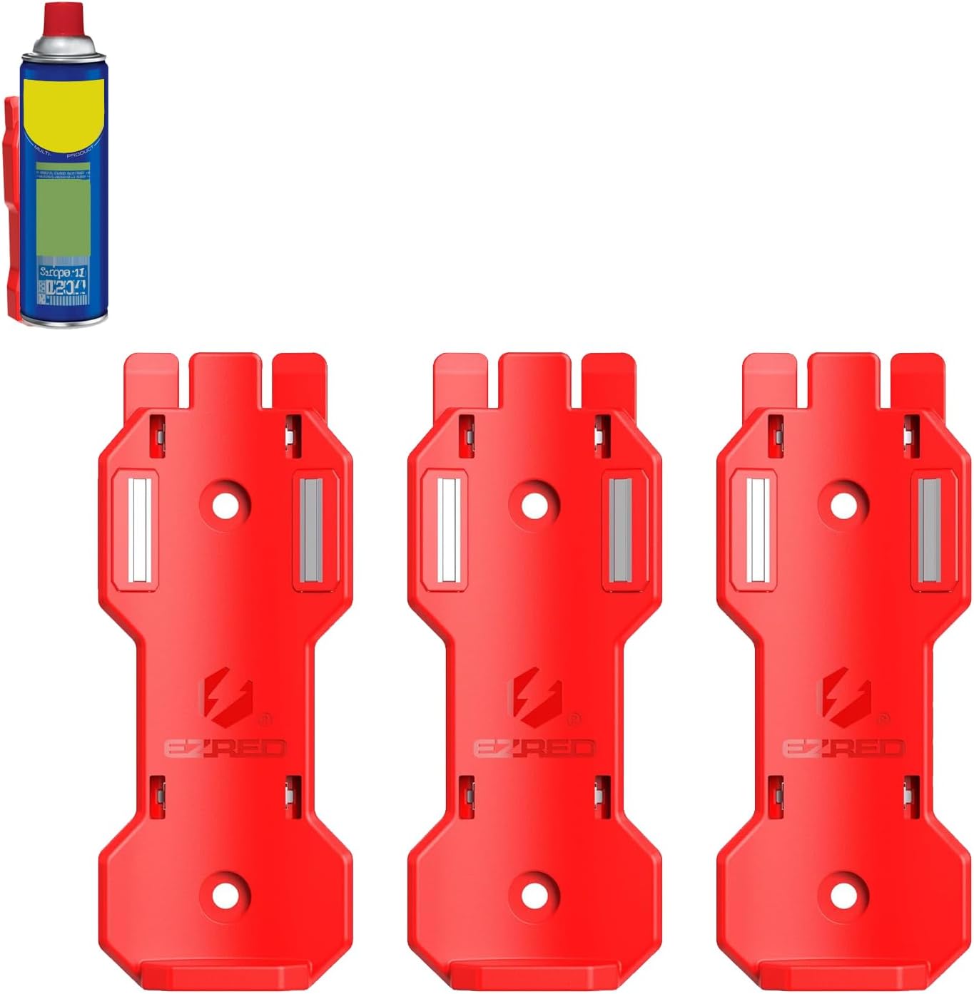 Amazon.com: EZRED Magnetic Spray Can Holder 3-Pack Flexible Non-Marring ...