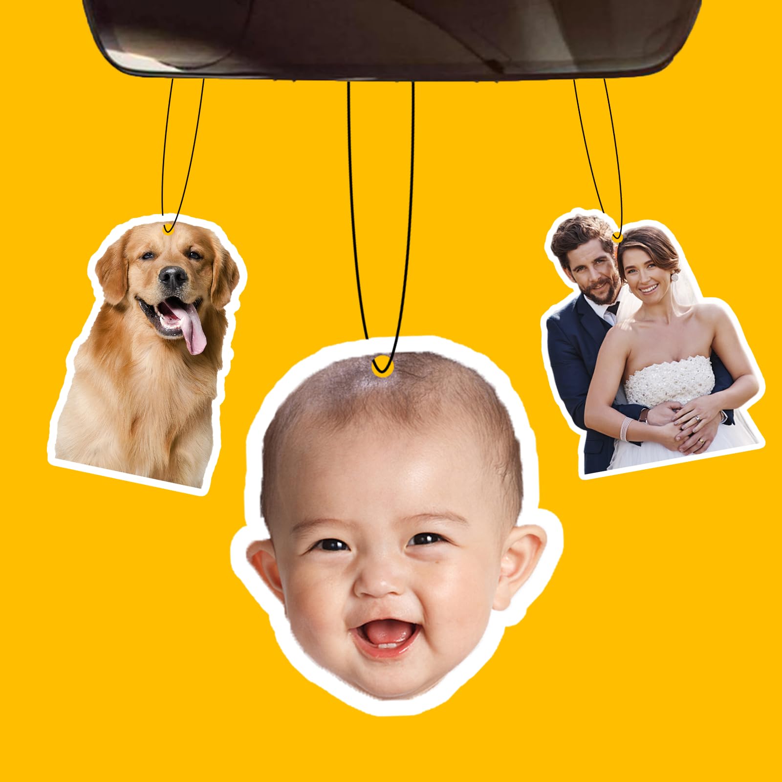 Amazon.com: Custom Air Fresheners with Picture,Personalized Photo Air ...