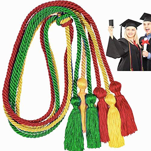 Amazon.com: Suwen 3 Pieces Graduation Cords Polyester Yarn Honor Cord ...