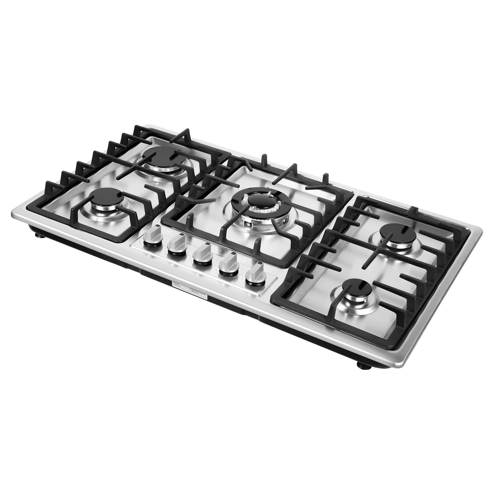Amazon.com: 5 Burners Built in Gas Stovetop Cooker Gas Range Portable ...