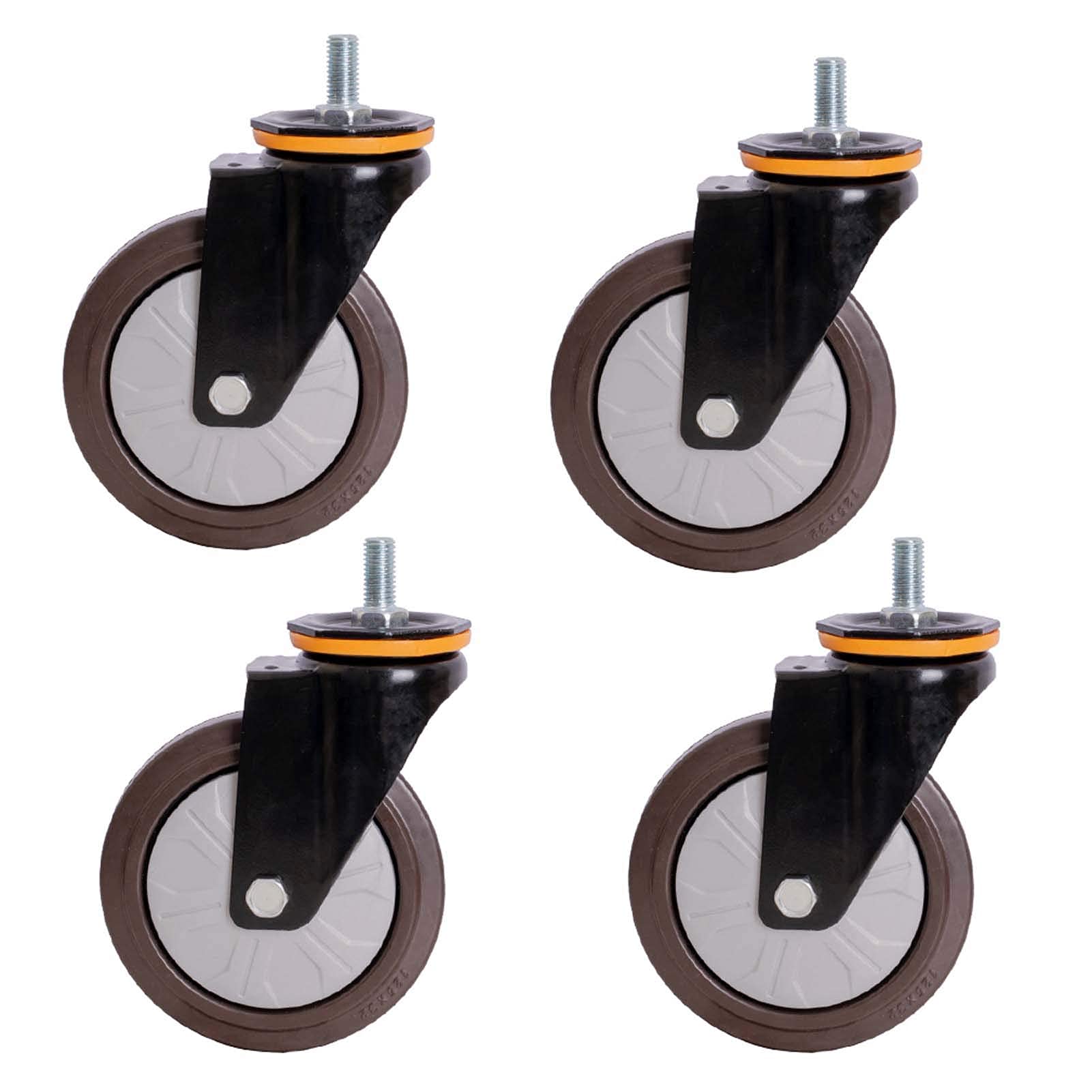 Buy Caster Wheels,Swivel Caster Wheels,with Brake Caster Wheels,3"/4"/5 ...