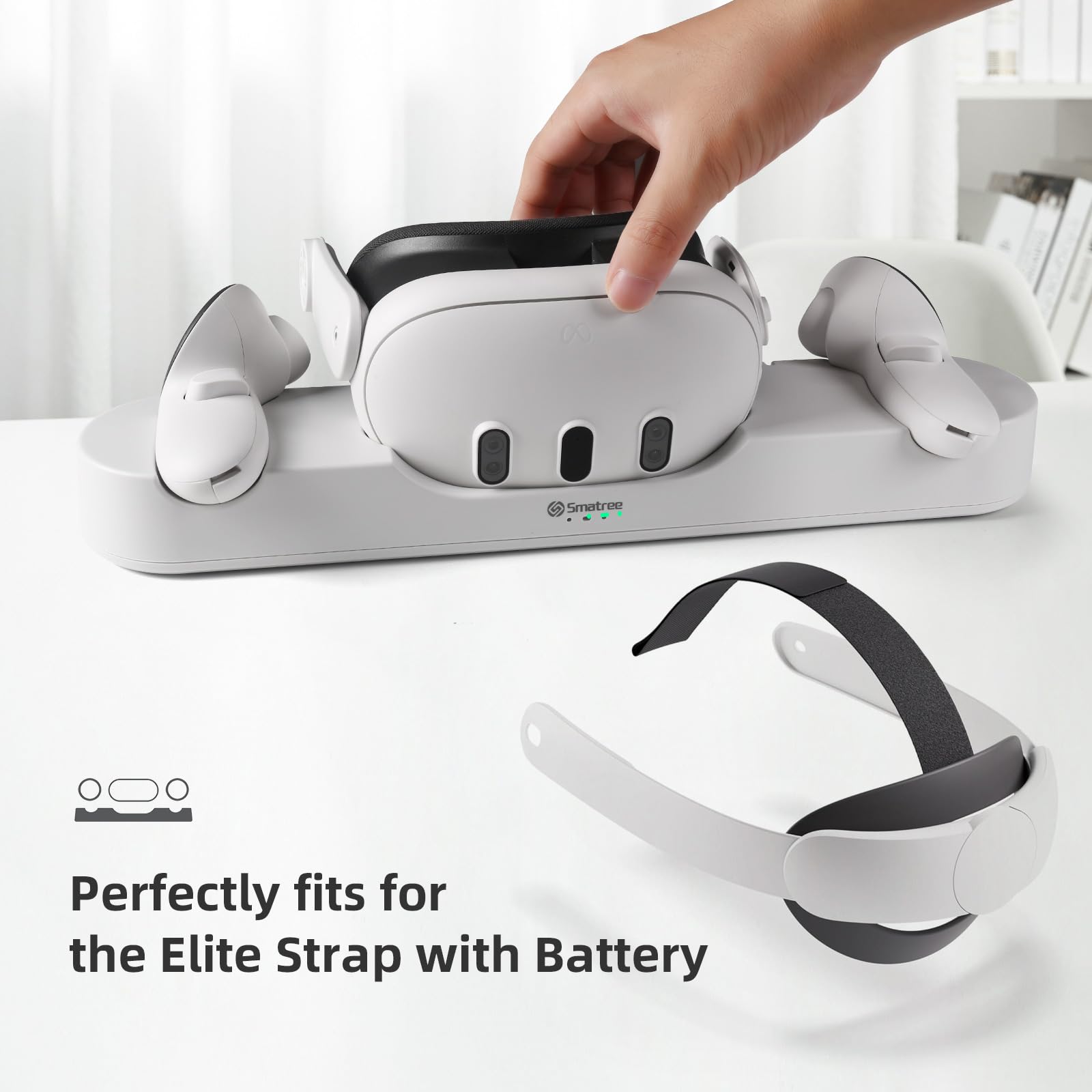 Snapklik.com : Smatree Charging Dock Compatible For Oculus Quest 3/Meta ...