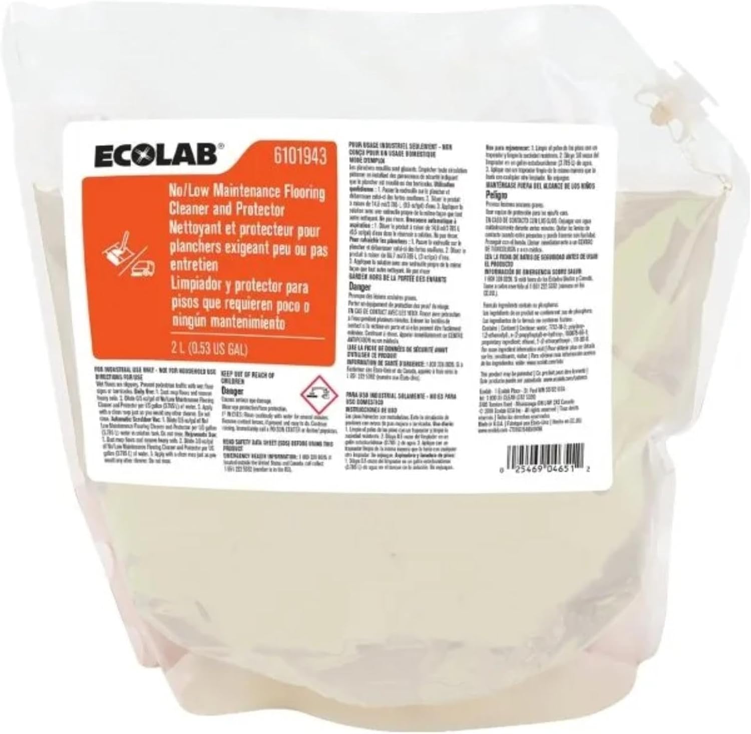 Amazon.com: Ecolab No/Low Maintenance Flooring Cleaner And Protector 2 ...