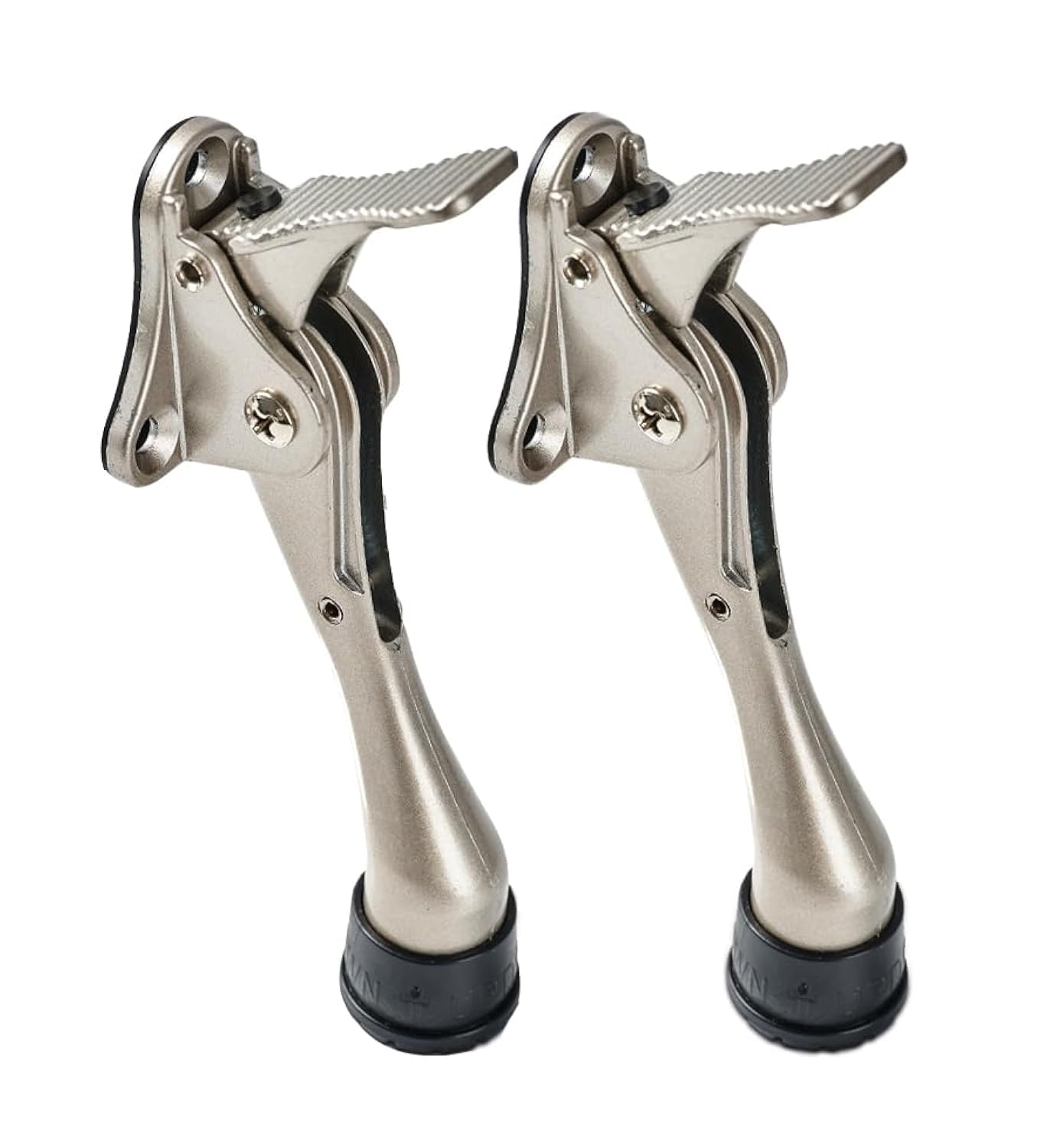 HOME&I One Touch Easy Pedal Door Stop Stopper Height Adjustable Kick ...
