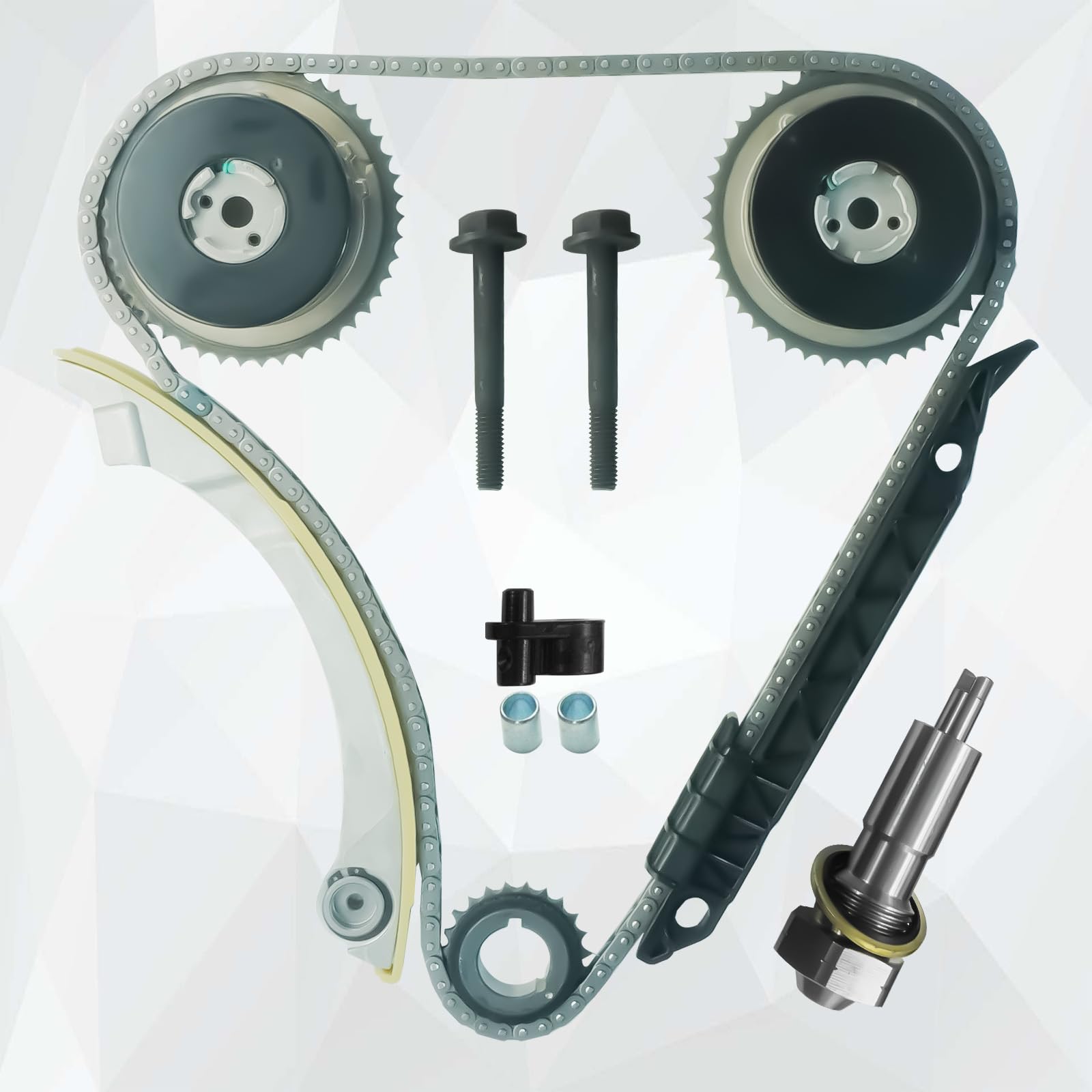 Fits Chevy Equinox GMC Terrain Complete Timing Chain Kit W/ Water & Oil ...