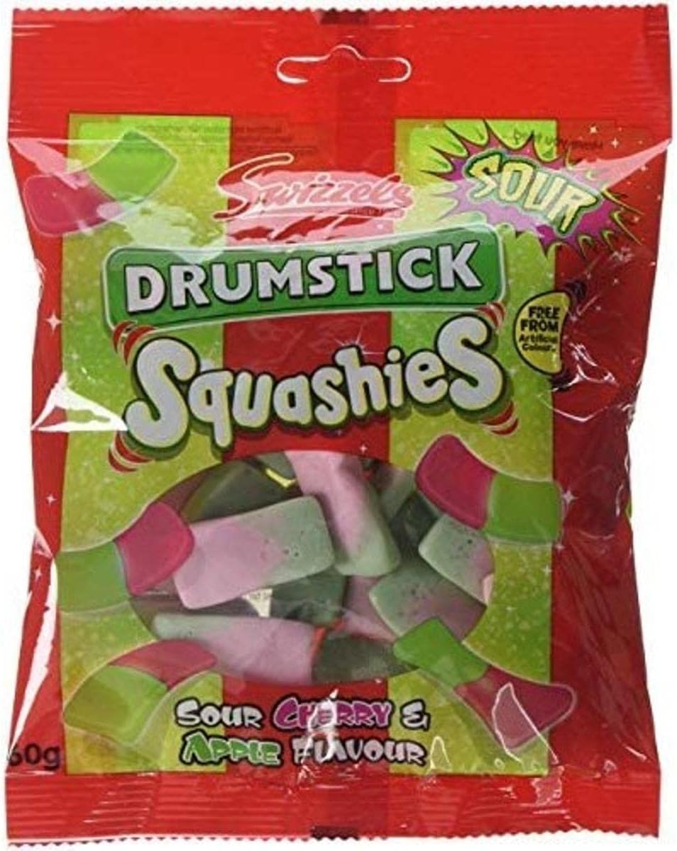 Amazon.com : Swizzels Squashies Drumstick - 160g : Grocery & Gourmet Food