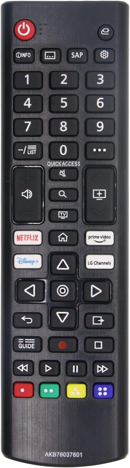 Amazon.com: AKB76037601 Remote Control Replacement Compatible with LG ...