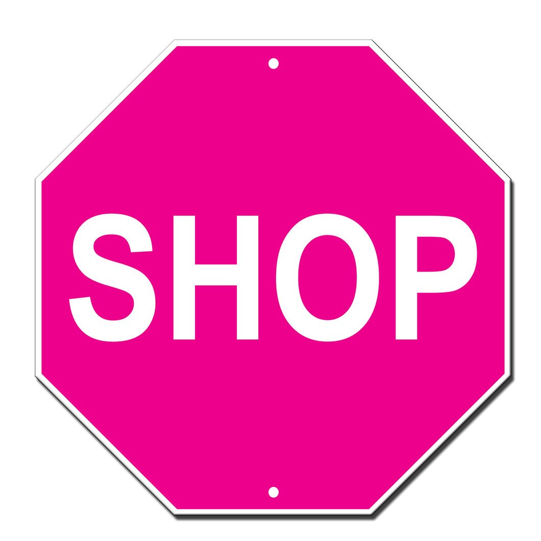 Pink Shop Sign