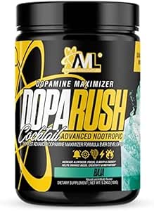 Amazon.com: AML - Dopa Rush Powder, Dopamine Maximizer, Focus, Energy & Clarity Supplement, Baja ...