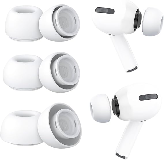 Kaoruo 3 Pairs Ear Tips for Airpod & Airpods Pro 2nd Gen with Noise ...