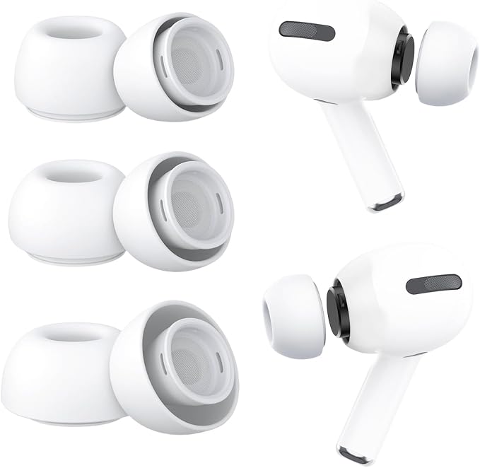 Kaoruo 3 Pairs Ear Tips for Airpod & Airpods Pro 2nd Gen with Noise ...