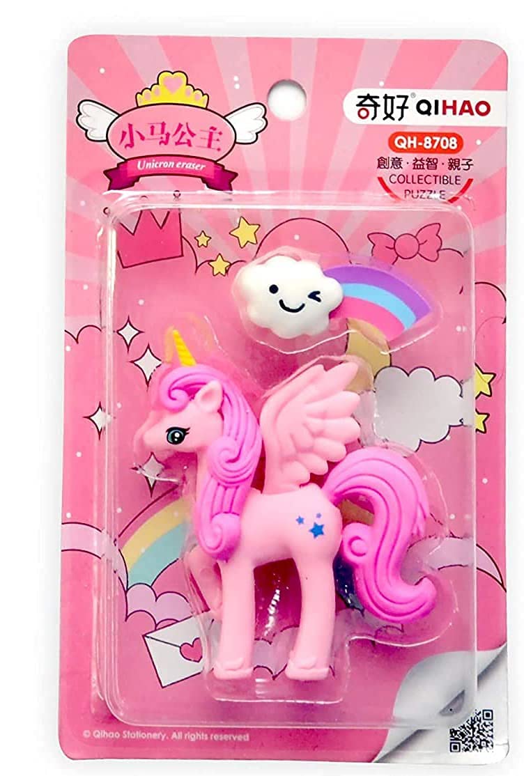 Samvardhan Unicorn Eraser for Kids Cute Unicorn Cloud Shape Erasers Set Return Gifts for Girls ...