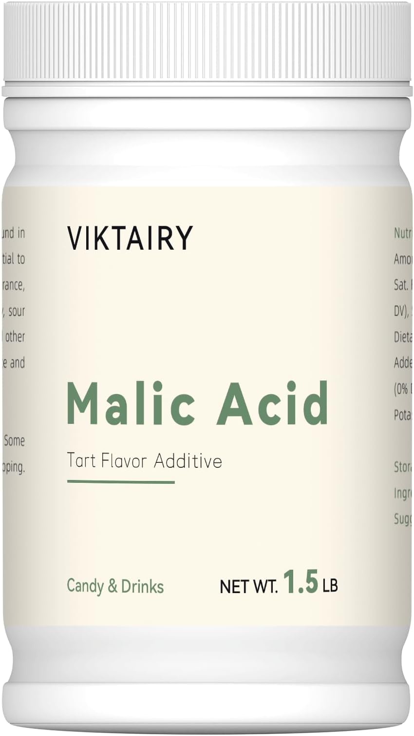 Amazon.com: PURE ORIGINAL INGREDIENTS Malic Acid (1.5 lb) Food Grade ...
