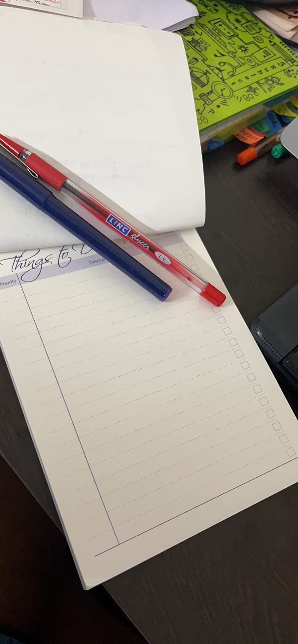 Imagine Products 12X18 CM Daily Planner Notepad, 200 Sheet Lined ...