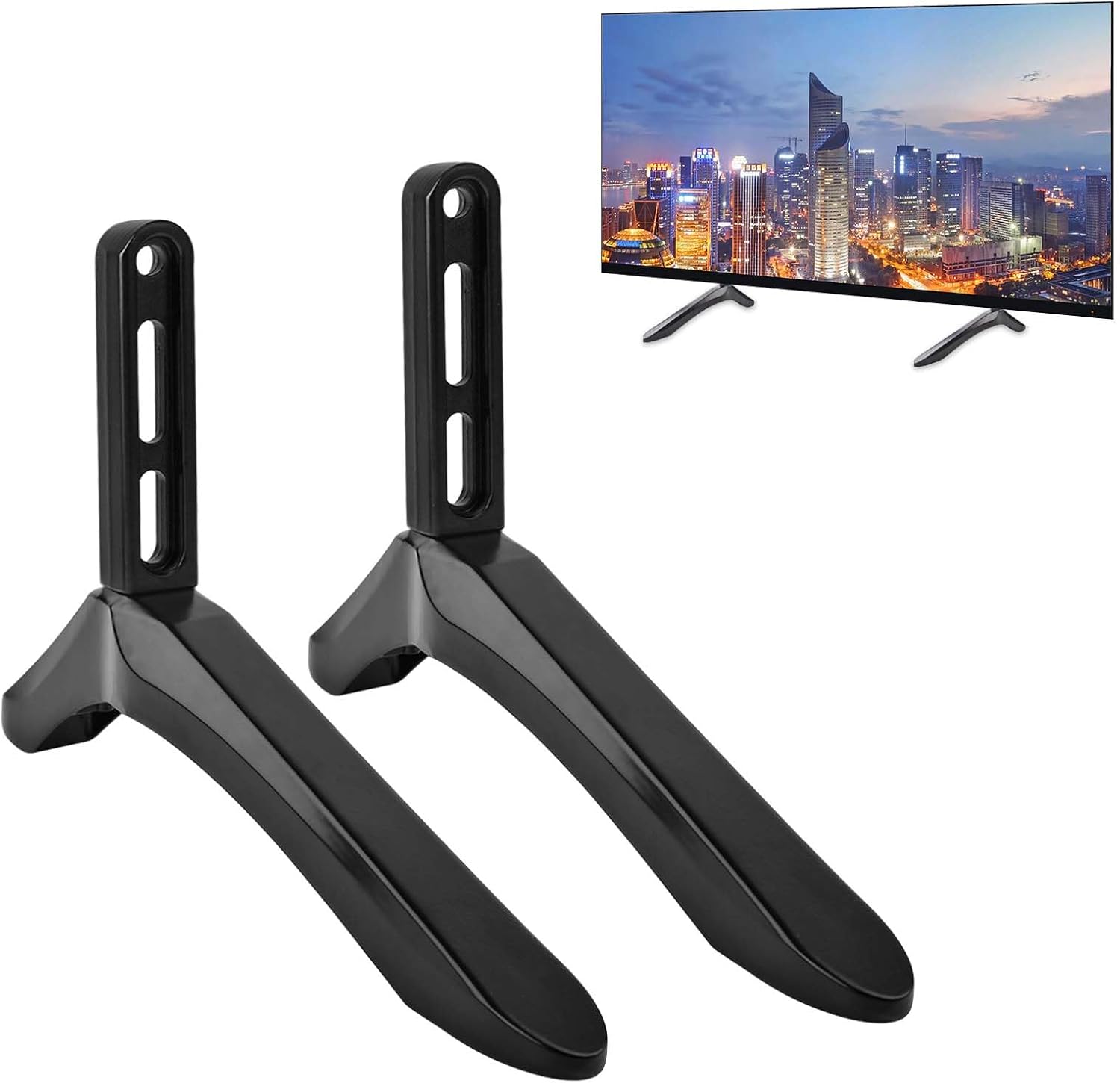 Amazon.com: TV Stand, Base Table Top TV Stand, TV Legs TCL LCD LED Flat ...