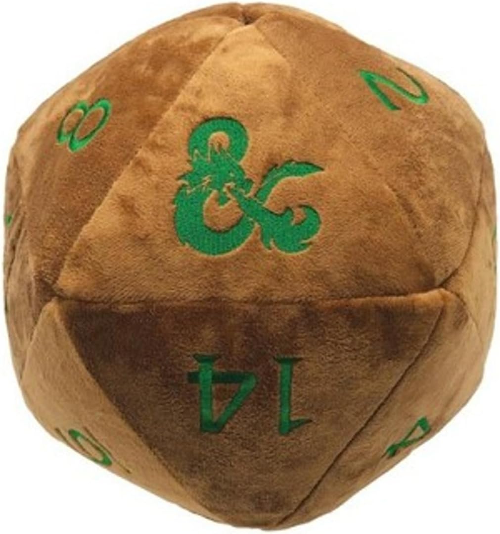 Amazon.com: D20 Jumbo Plush Dice - for Dungeons & Dragons Fans with ...