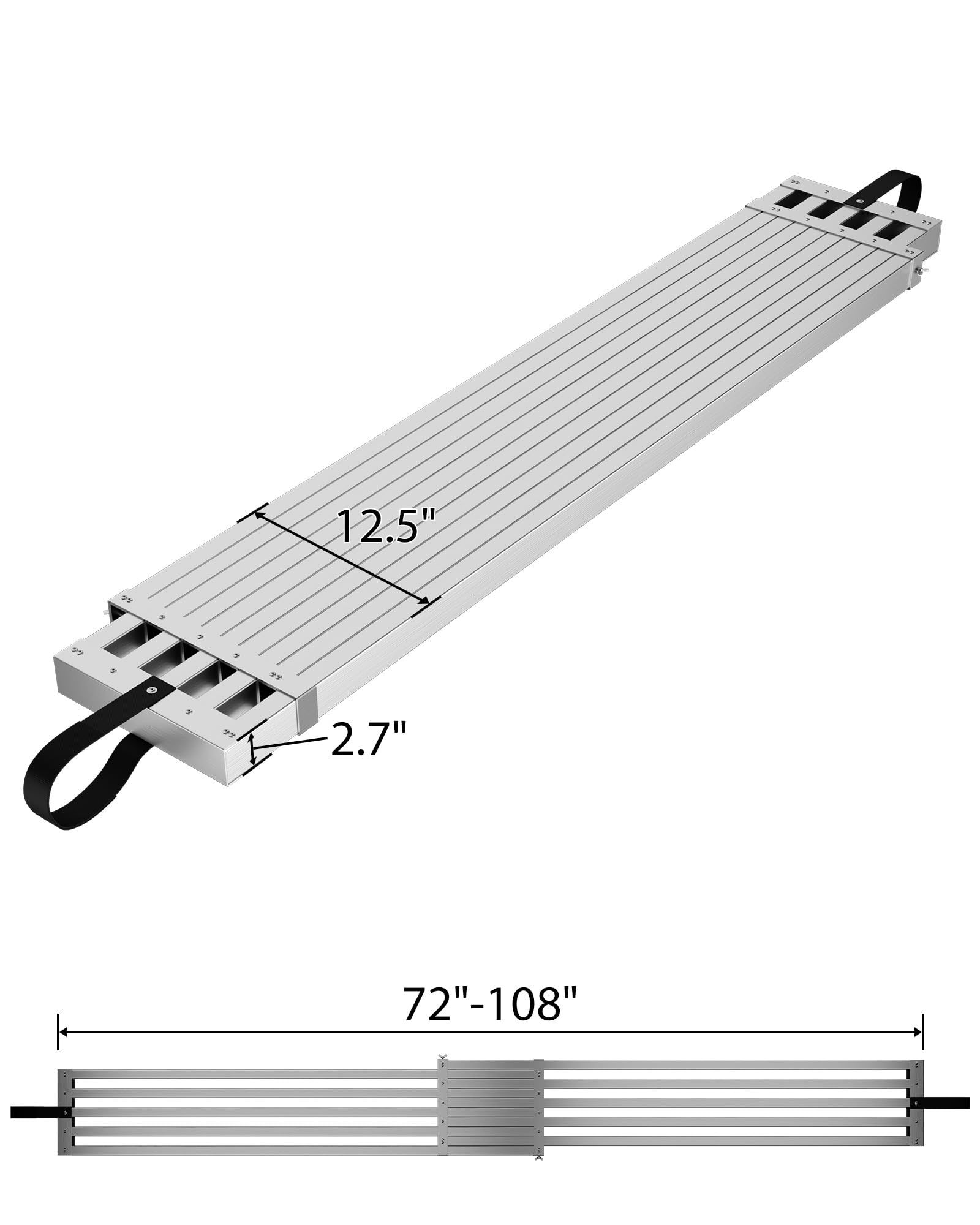 Snapklik.com : GarveeTech 6-9 Ft Telescoping Plank, Aluminum Work Plank ...