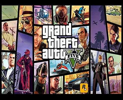 Grand Theft Auto GTA 5 Edible Cake Topper Frosting 1/4 Sheet Birthday ...