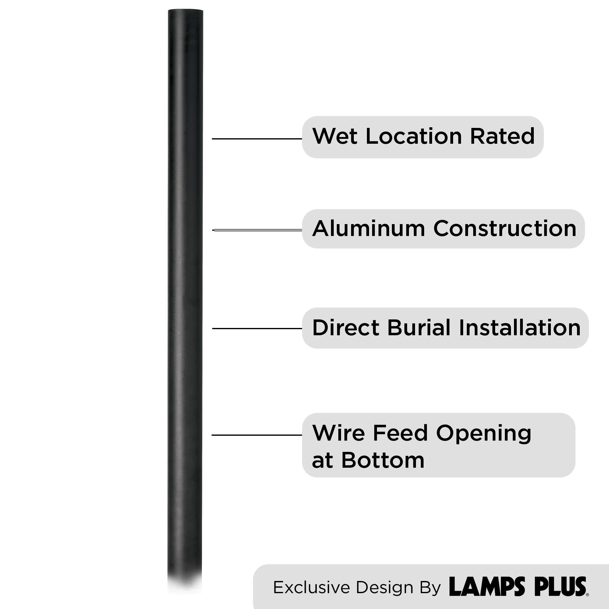Concrete Light Pole Direct Bury