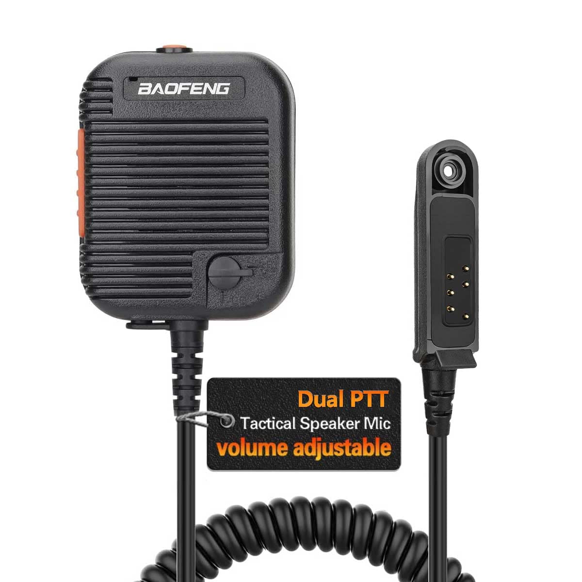 Amazon.com: BAOFENG Ham Radio Tactical Speaker Microphone Handheld ...