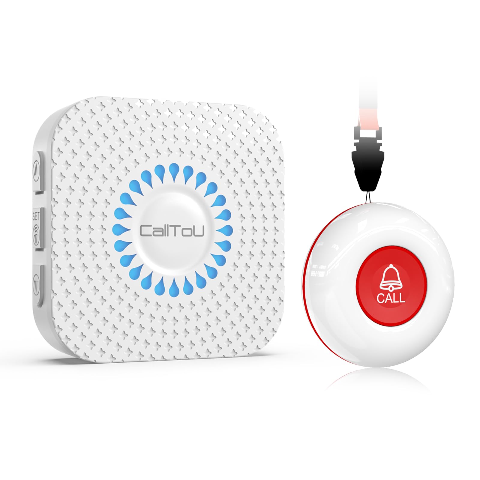 Amazon.com: CallToU Caregiver Pager Call Button Elderly Wireless Call ...
