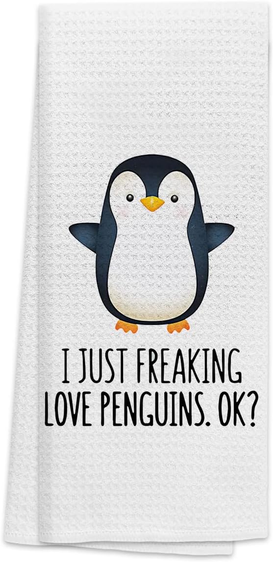 Amazon.com: senya Penguins Group Hand Towel Ultra Soft Luxury Towels ...