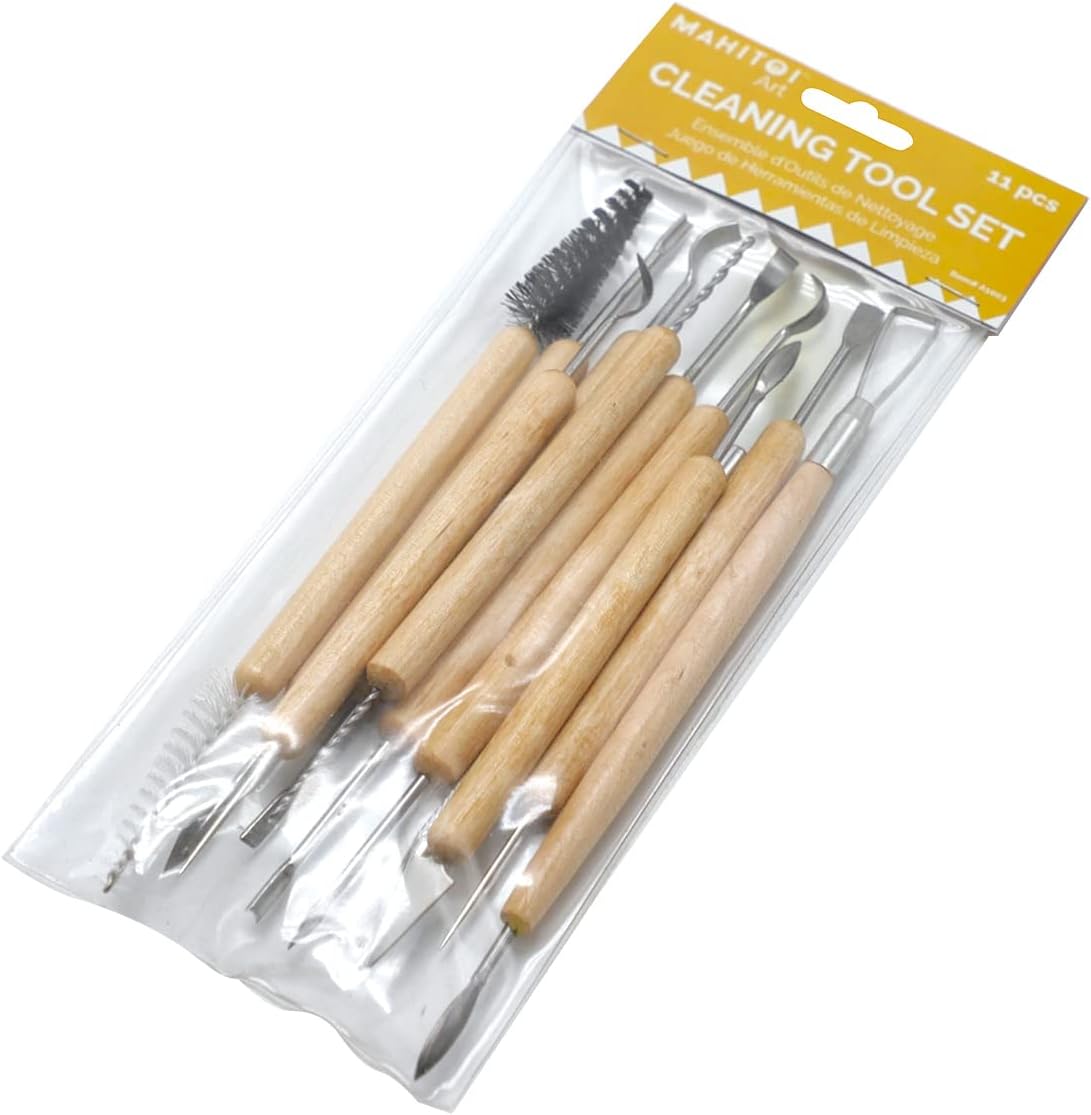 Amazon.com: MAHITOI 11 Pieces Clay & Leather Durable Tools Set, Metal ...