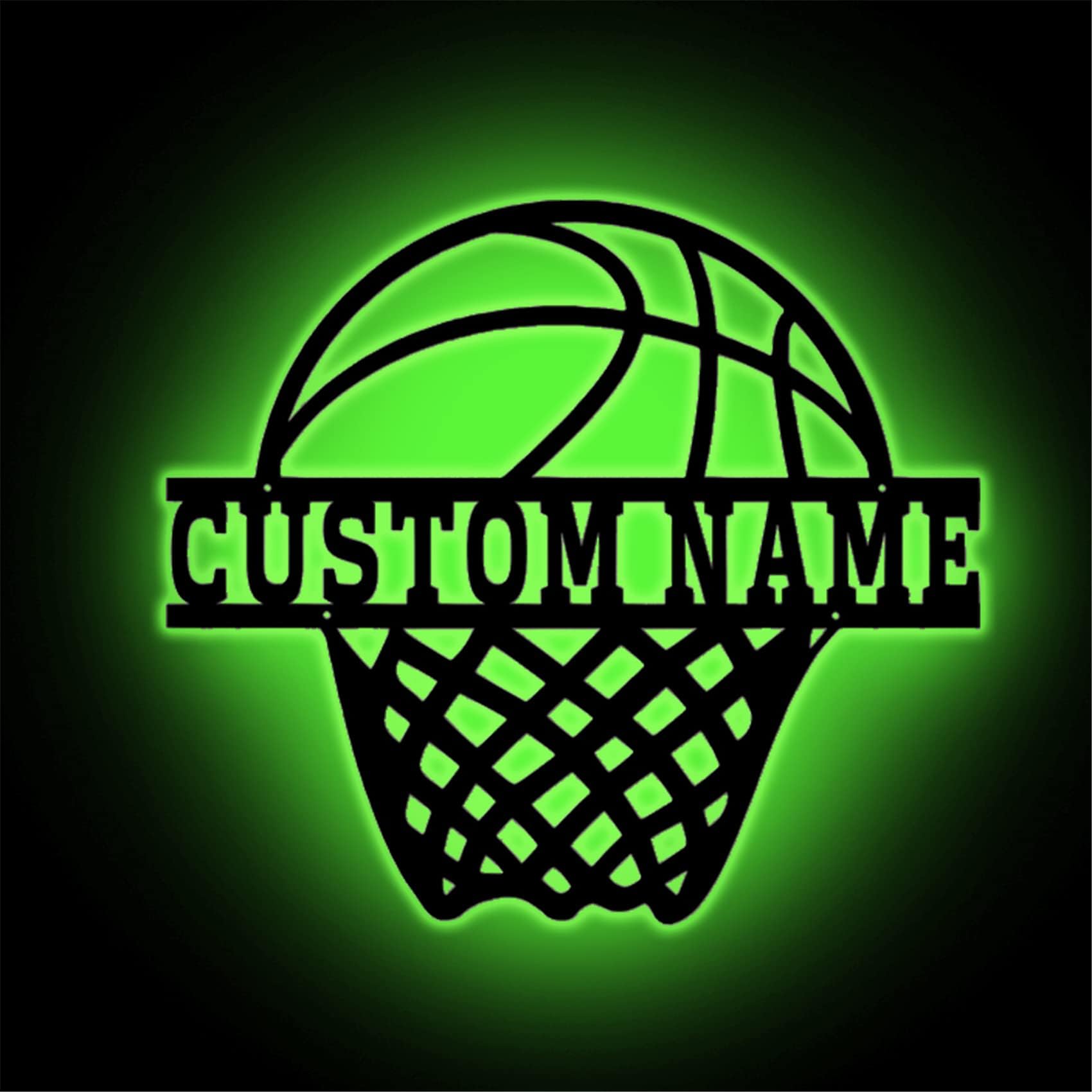 Personalized Wooden Basketball Gifts, Unique Home Decor LED Night Light ...