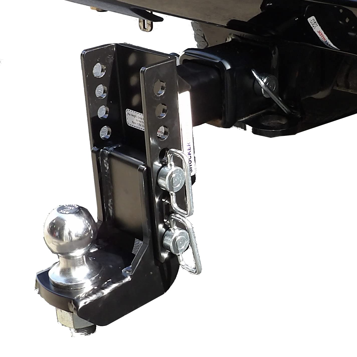 Amazon.com: Shocker XR Drop Hitch with Adjustable Drop Ball Mount, Fits ...