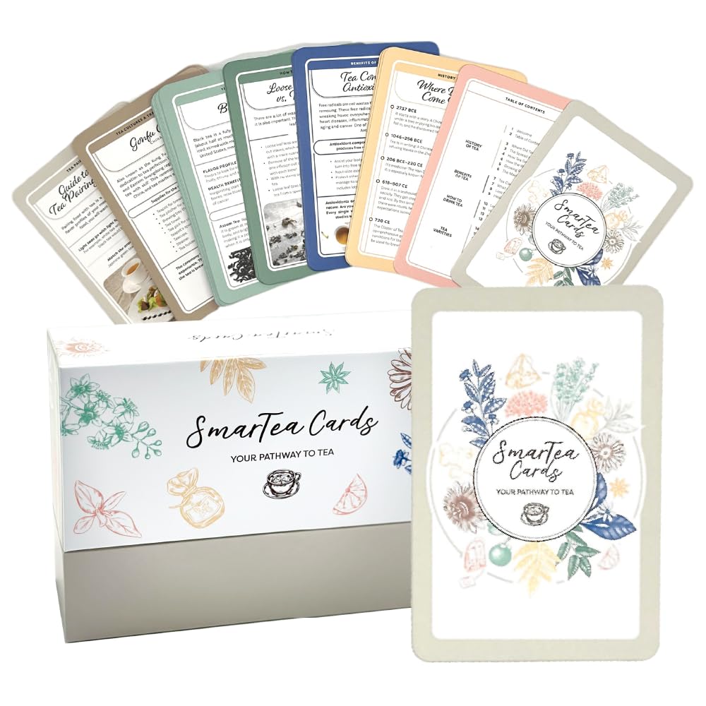 Amazon.com: SmarTea Cards, Complete Beginners Guide to Tea, Flashcards ...