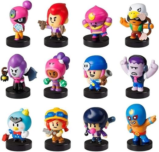 Amazon.com: Brawl Stars Collectible Stampers |12 Brawl Stars Toys Out ...