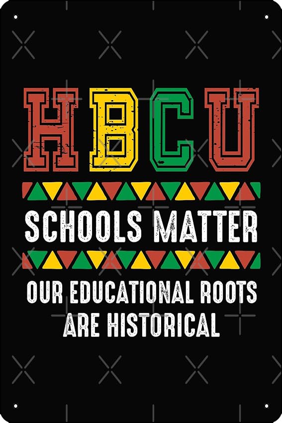 Amazon.com : HBCU Schools Matter Dashiki Poster Metal Sign Decor - 8 x ...